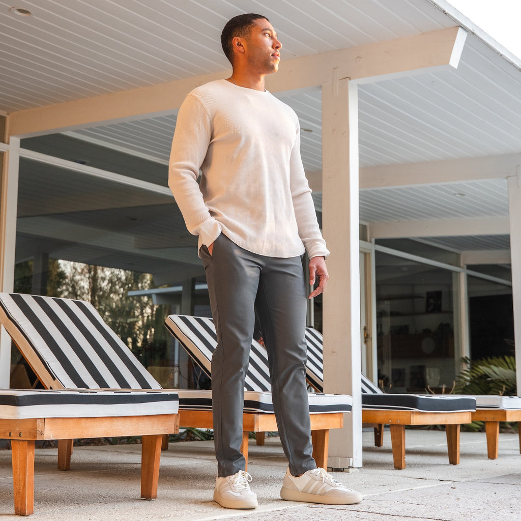 Daily Chino Pant (Stretch) - Charcoal – Wowie