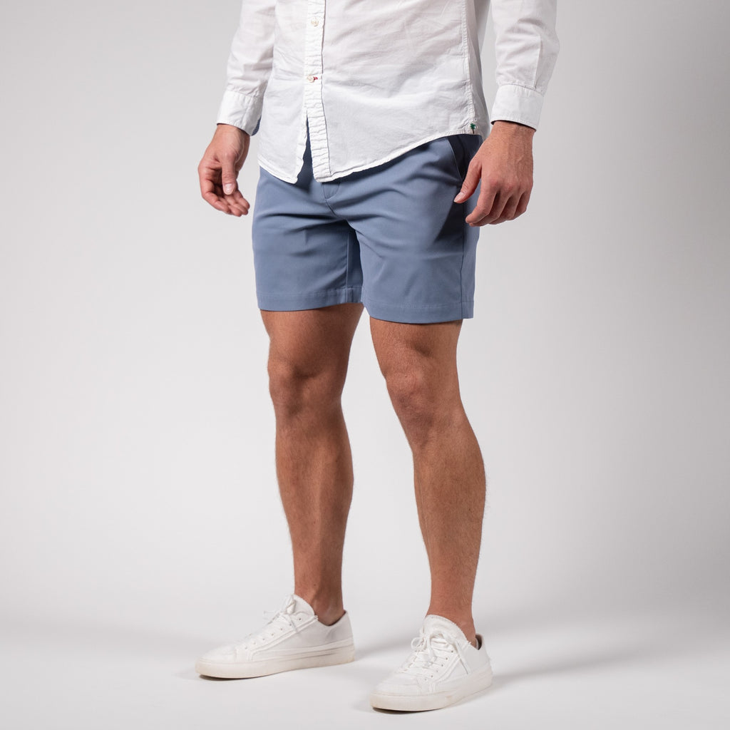 Daily Short (Casual Stretch) - Slate Blue – Wowie